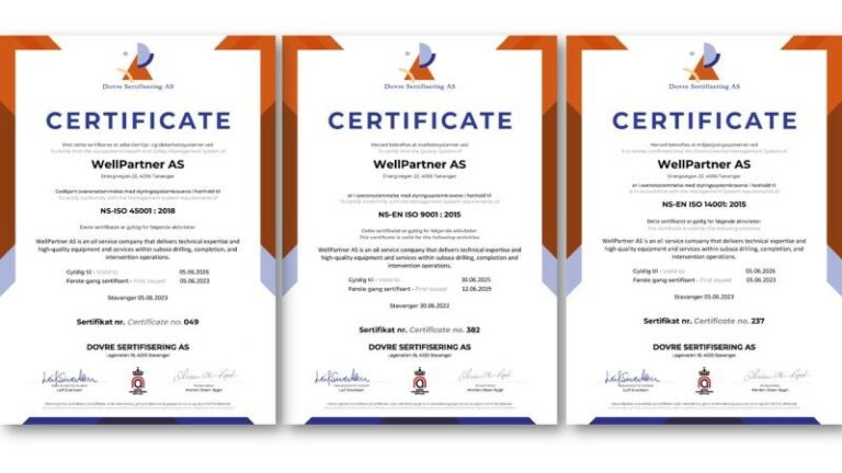 New ISO Certifications achieved - Wellpartner